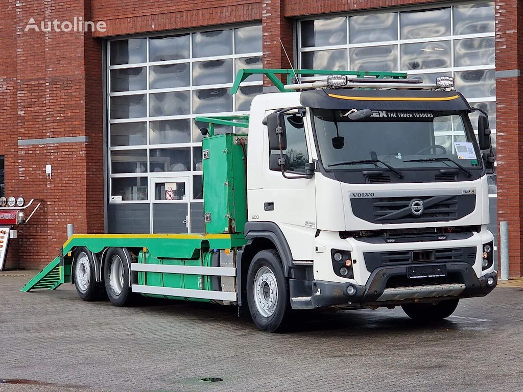 Volvo FMX 500 6x2 - Machine transporter - Ramps - Full air - Retarder autotransporter