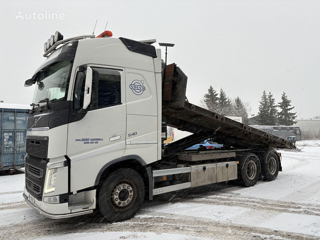 Volvo FH 540 6X2 Koukkuauto kamion platforma