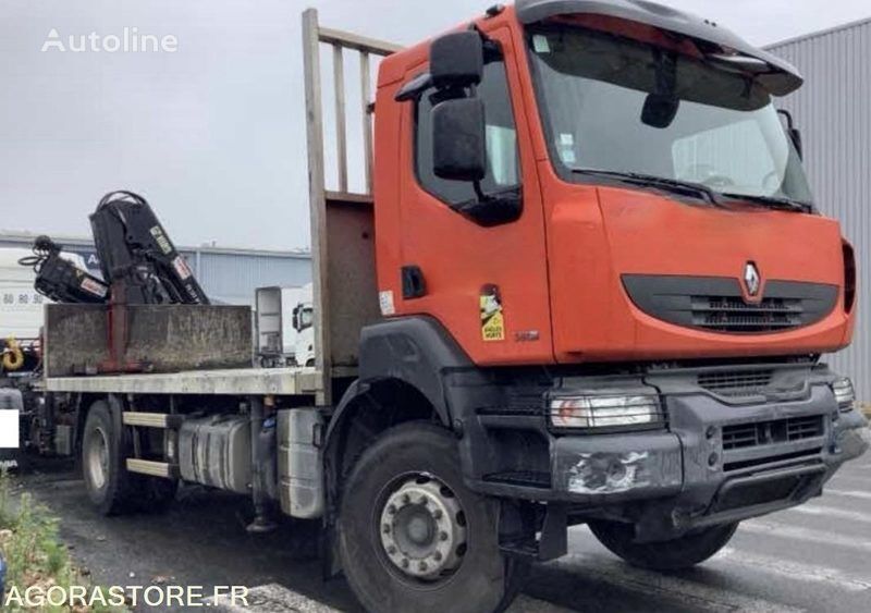 Prodaje se Renault 4x2 - KERAX plateau grue - 2014 / 305000 KM kamion platforme na aukciji