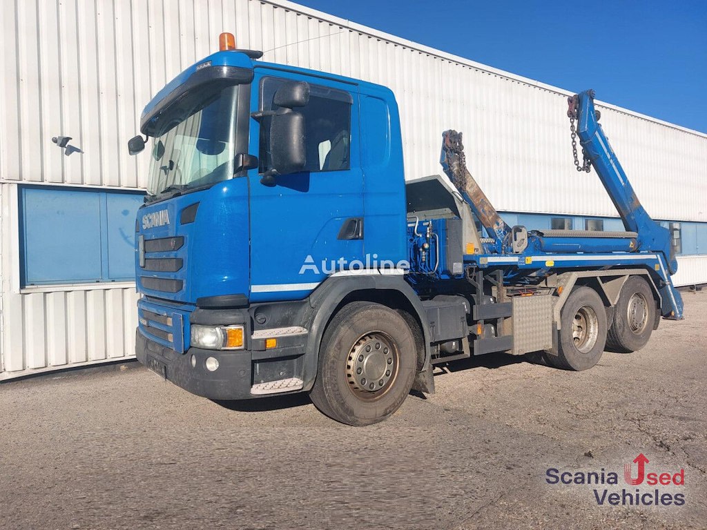 Scania G 450 LB6x2*4HNA E6 MEILLER AK 16 T Absetzkipper kamion autopodizač kontejnera