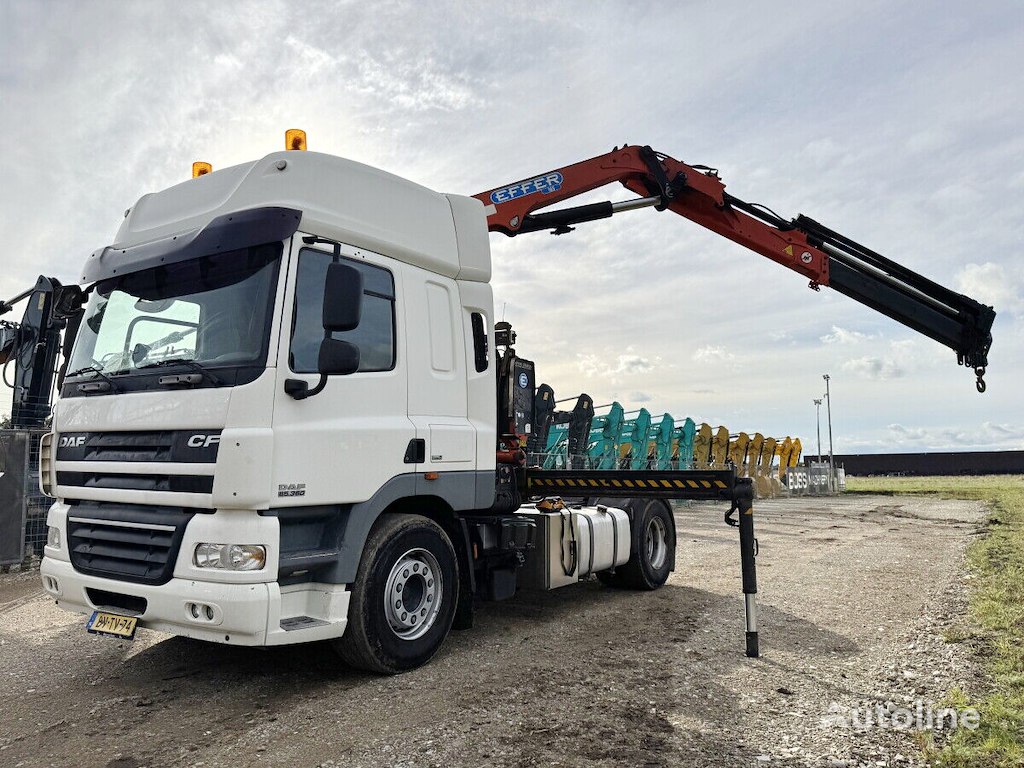 DAF 85.360 + Effer 165-11-48 Crane tegljač