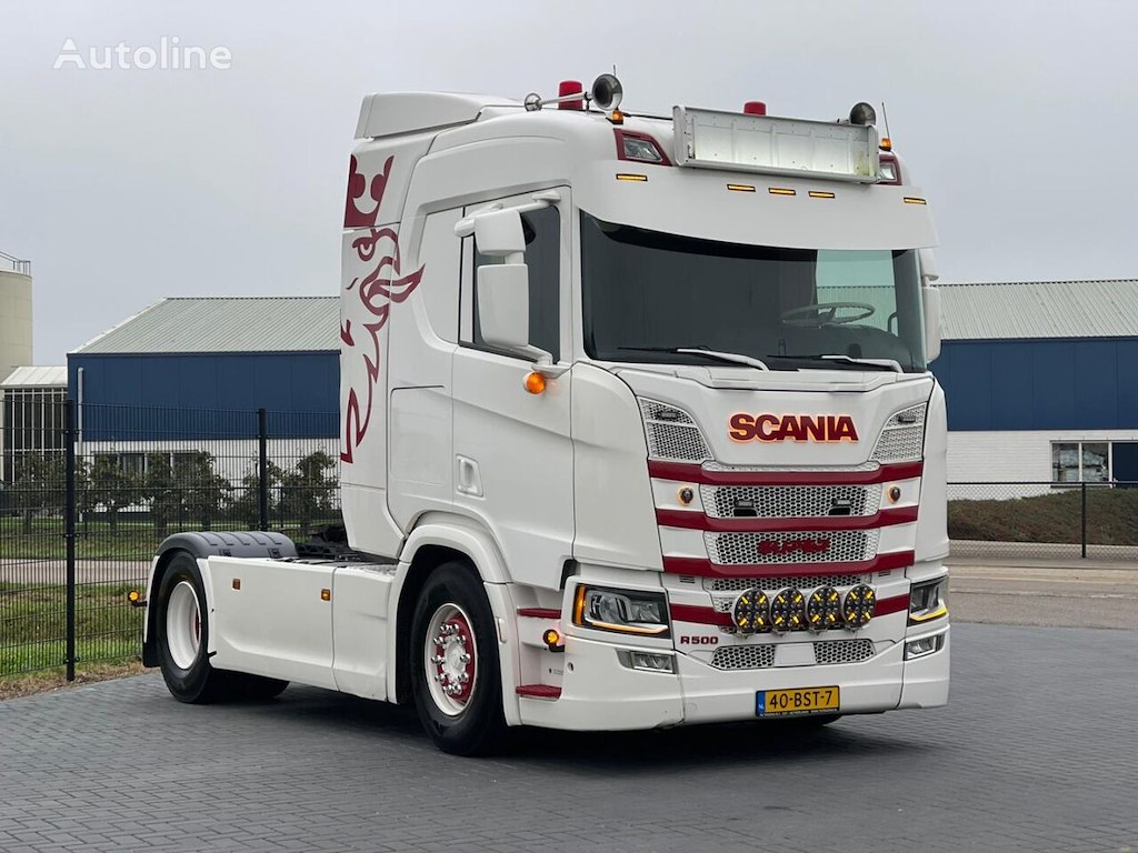 Scania R500 SHOW TRUCK, RETARDER, 2X TANK, TOP CONDITION. tegljač