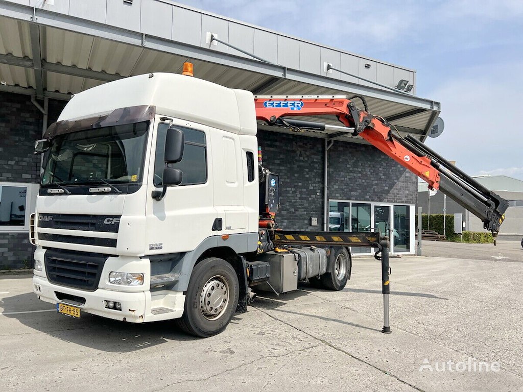 DAF CF85.360 + Effer 165-11-48 Crane tegljač