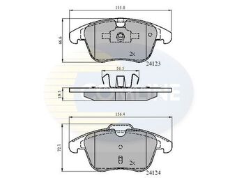 DISK PL. FORD/VOLVO MONDEO IV/GALAXY/S60/S80/V70 comline