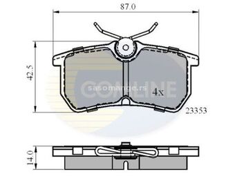 DISK PL. Z. FORD FOCUS 98-04G comline