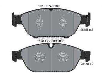 DISK PL. AUDI A6 A8 3.0/4.0/TDI/TFSI 10+ textar