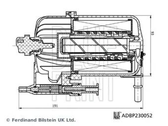 FILTER GORIVA LAND ROVER IV 3.0 D 12+ blue print