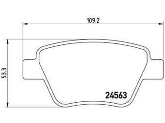 DISK PL. VW/SKODA GOLF VI/SUPERB 06+ brembo