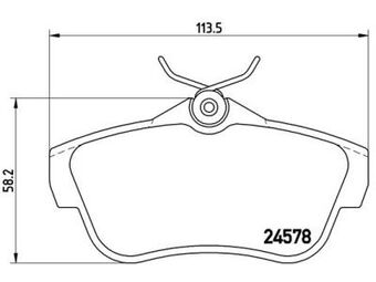 DISK PL. ZAD. PSA/FIAT JUMPY/EXPERT/SCUDO 07+ brembo