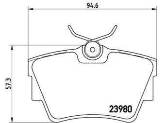 DISK PL.ZADNJE OPEL VIVARO TRAFIC brembo