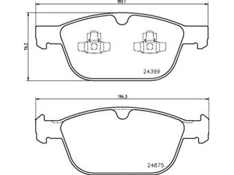 DISK PL. VOLVO XC60 08+ brembo