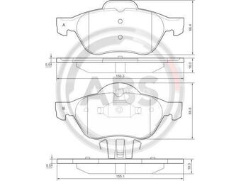 DISK PL. RENAULT LAGUNA II/III 01+ abs