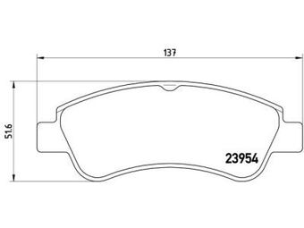 DISK PL. PSA BERLINGO/C4/XSARA/206/PARTNER brembo