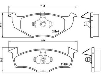 DISK PL. VW G-3 17MM brembo