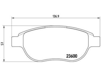 DISK PL. PSA C4/XSARA/307/PARTNER 00+ brembo