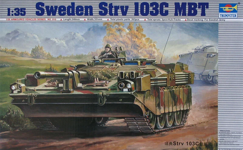 TRUMPETER 1/35 Sweden Strv 103C MBT