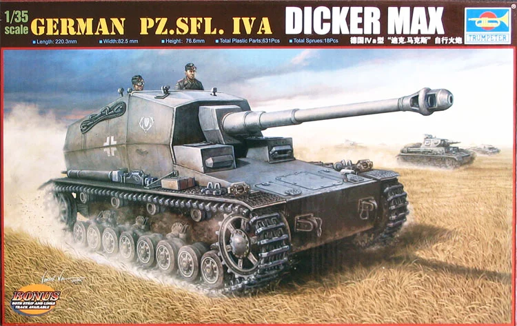 TRUMPETER 1/35 German Pz.Sfl. IVa “Dicker Max”