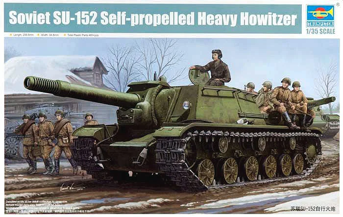 TRUMPETER 1/35 Soviet SU-152 Self-propelled Heavy Howitzer