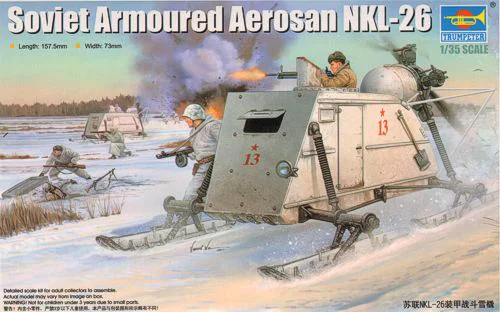 TRUMPETER 1/35 Soviet NKL-26 Armoured Aerosan