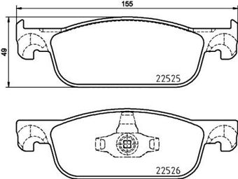 DISK PL. RENAULT CLIO IV / DACIA LOGAN II brembo