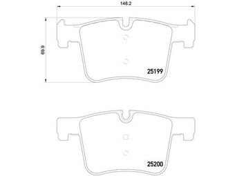 DISK PL. BMW 3/4/X3 X4 brembo