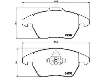 DISK PL. PSA/VW 208/307/308/C4/BEETLE brembo