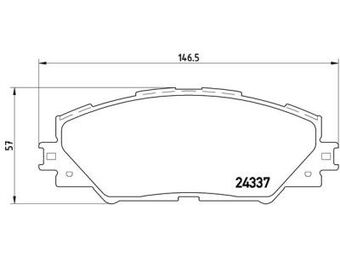 DISK PL PREDNJE TOYOTA RAV 4 06+ brembo