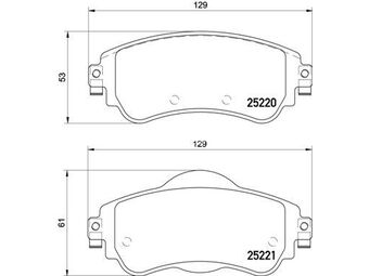 DISK PL. PSA CITROEN C4 II/ DS4 09+ brembo