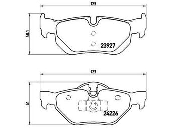 DISK PL. Z. BMW 3 E90 05+ X1 BREMBO