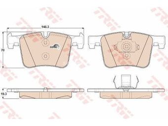 DISK PL. BMW 3/4/X3 X4