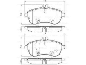 DISK PL. MERCEDES C /E KLASA 07+