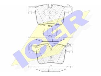 DISK PL. BMW 3/4/X3