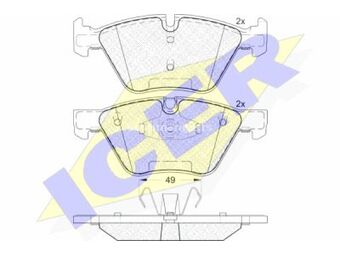 DISK PL. BMW SERIJA 1 E81/E87/E88 06-12