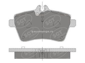 DISK PL.MERCEDES A B-CLASS 04-12 G.