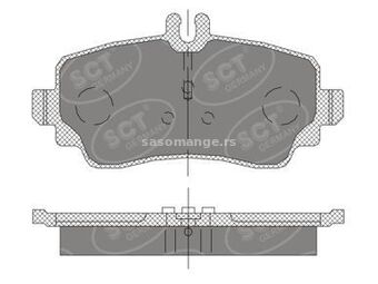 DISK PL.MERCEDES A-CLASS W168 97-04 G.