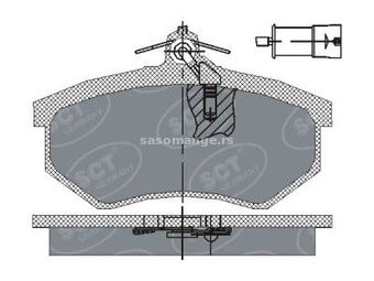 DISK.PL.VW G-3.VENTO GDB 1057