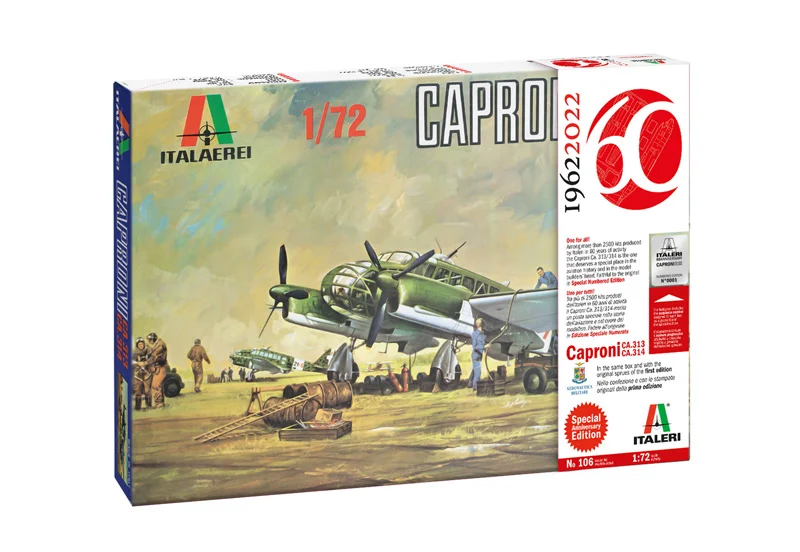 ITALERI 1/72 Caproni Ca.313/Ca.314 (Special Numbered Edition)