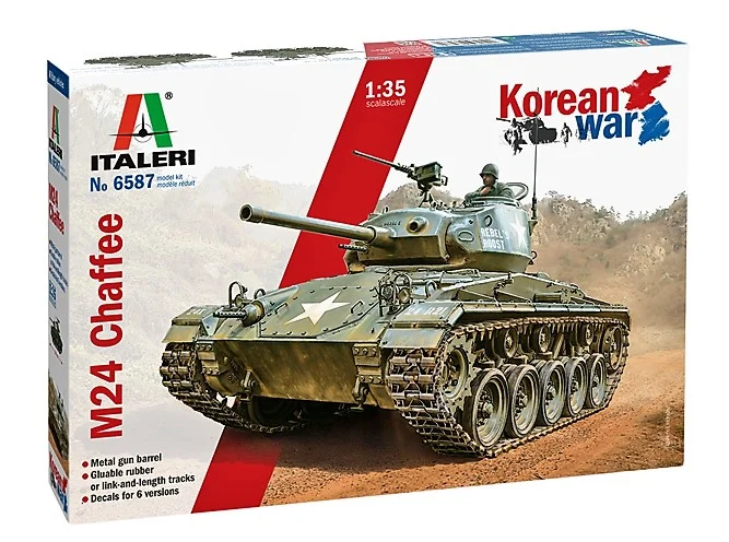 ITALERI 1/35 M24 Chaffee Korean War