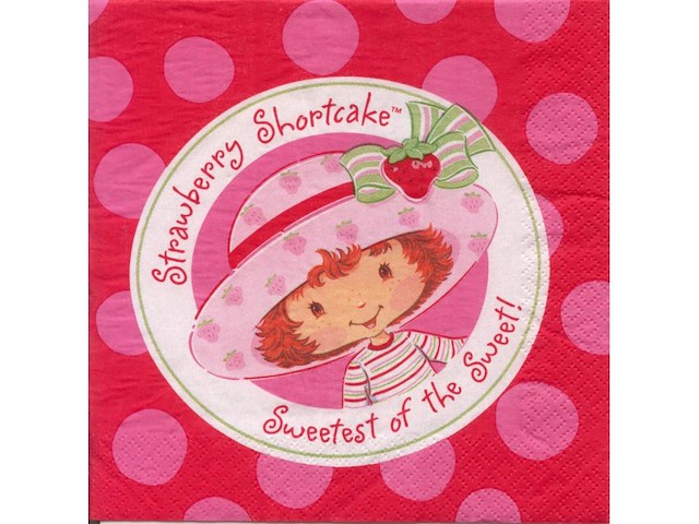 Salveta DM_123 - 33x33cm Strawberry Shortcake