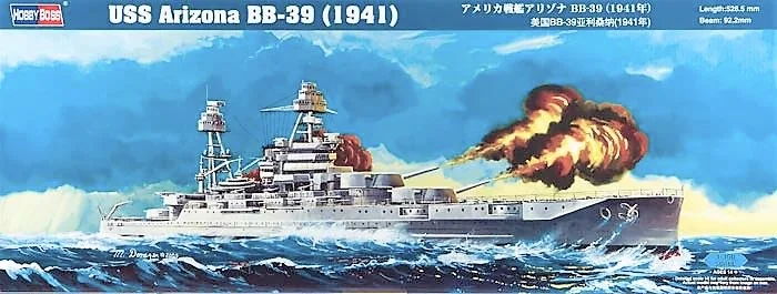 HOBBY BOSS 1/350 USS Arizona BB-39 (1941)