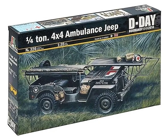 ITALERI 1/35 1/4 ton. 4×4 Ambulance Jeep