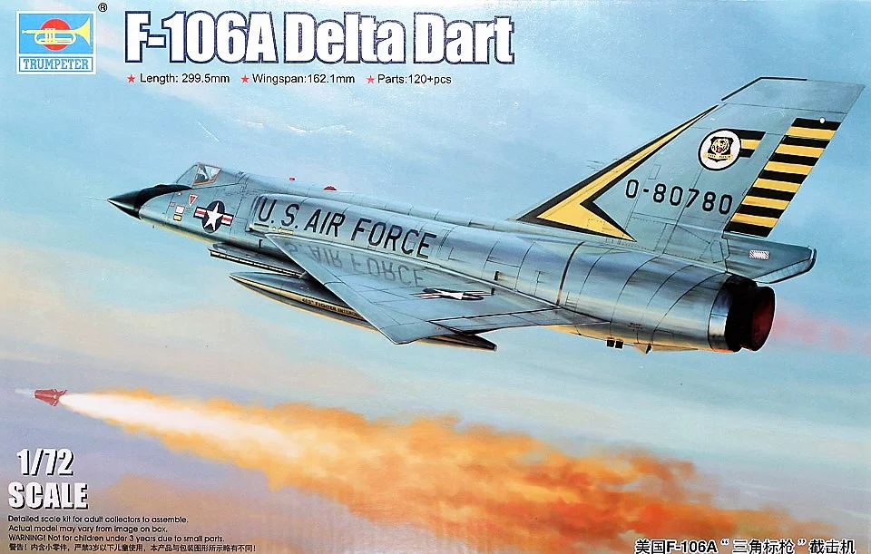 TRUMPETER 1/72 Convair F-106A Delta Dart