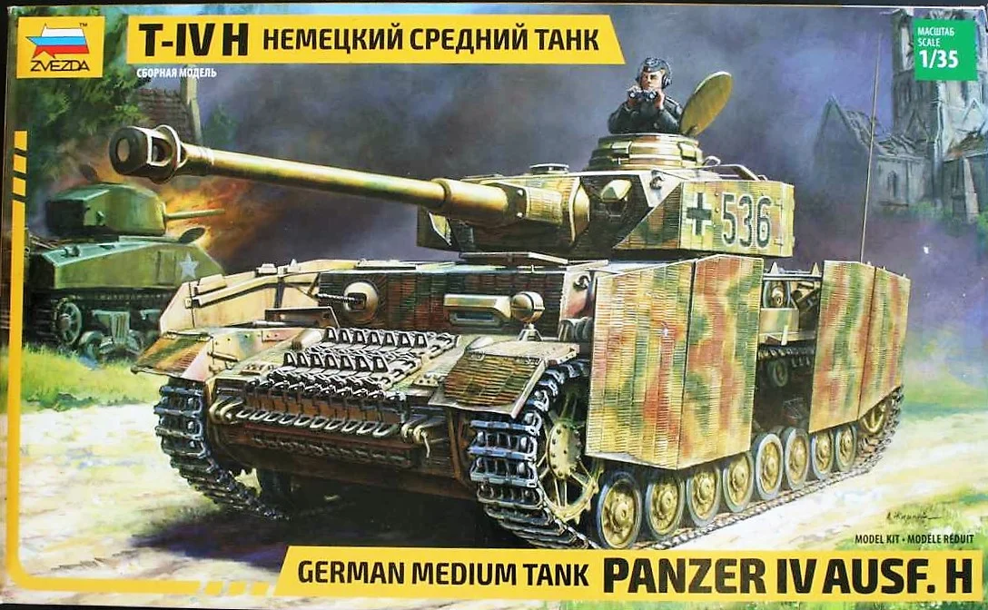 ZVEZDA 1/35 German Medium Tank Pz.Kpfw.IV Ausf. H