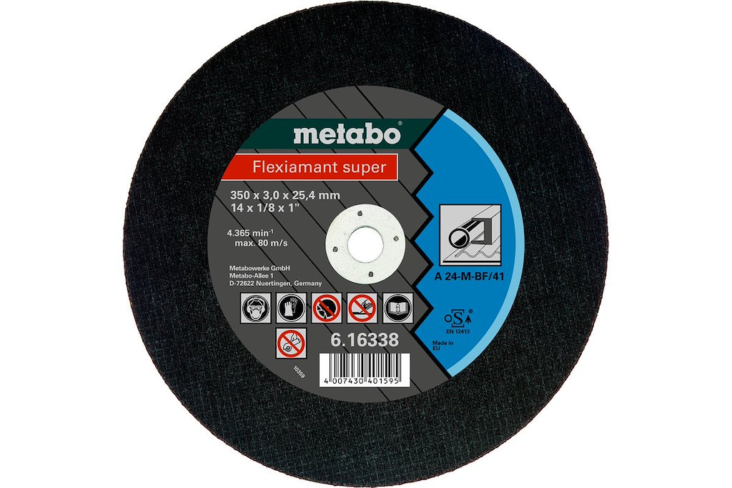 Rezna ploča 350x3x25.4 Flexiamant super Metabo(1848)
[616338000]