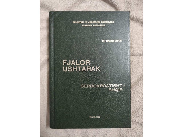 Fjalor ushtarak serbokroatisht-shqip,Dr Hasan Çipuri