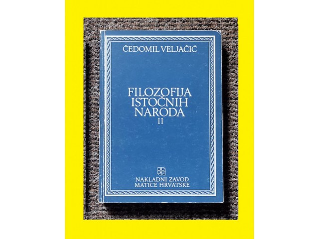 Filozofija istočnih naroda 2- Čedomir Veljačić