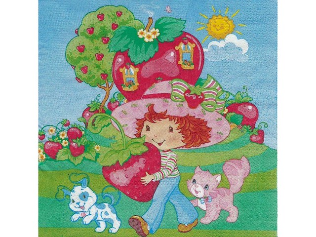 Salveta DM_132 - 33x33cm Strawberry Shortcake