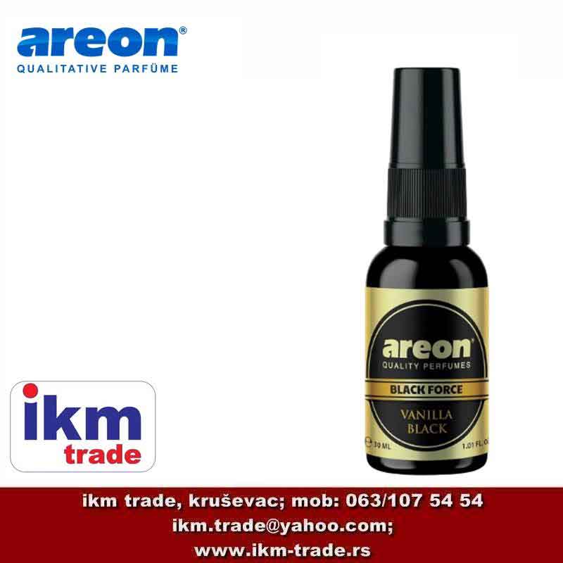 AREON BLACK FORCE – VANILLA BLACK – auto parfem 30ml