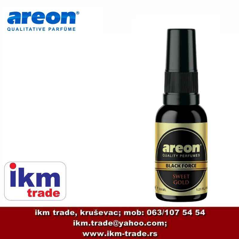 AREON BLACK FORCE – SWEET GOLD – auto parfem 30ml