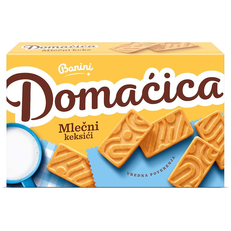 Domaćica keks mlečni 200g banini domaćica